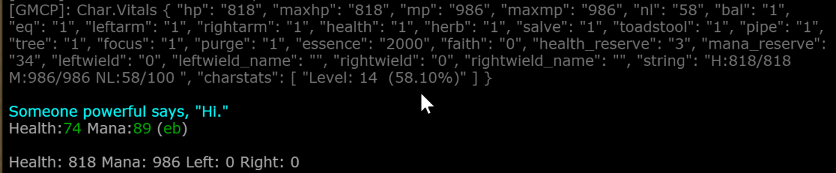 GMCP Data - Iron Realms Nexus Client Documentation